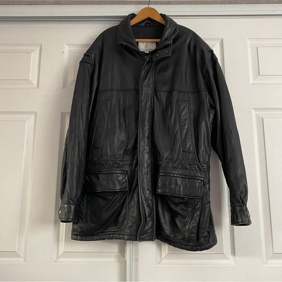London Fog | Jackets & Coats | Vintage London Fog Genuine Leather ...
